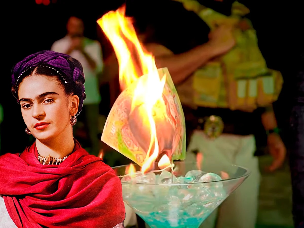 Queman un Frida Kahlo - Plaza de Armas | Querétaro